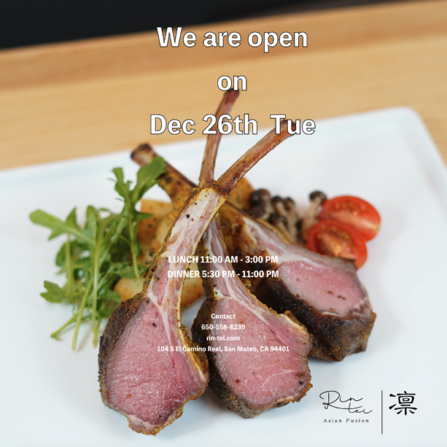 Rin-Tei - Thai & Japanese Restaurant in San Mateo